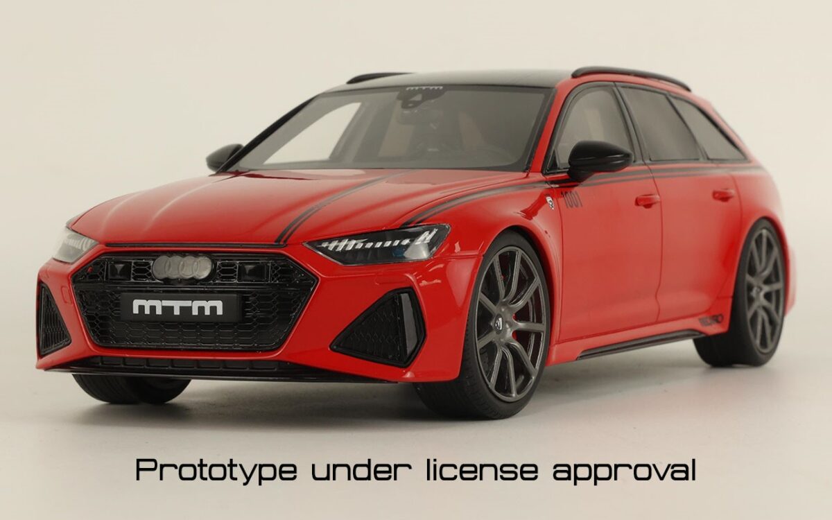 Precomanda macheta auto Audi Rs6 (C8) Mtm Avant 2021 Tango Red, 1:18 Gt ...