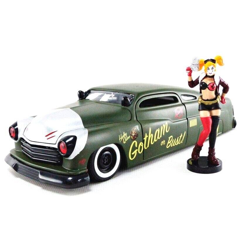 Macheta auto Mercury 1951 + Figurina Harley Quinn 1:24 Jada - Minicars