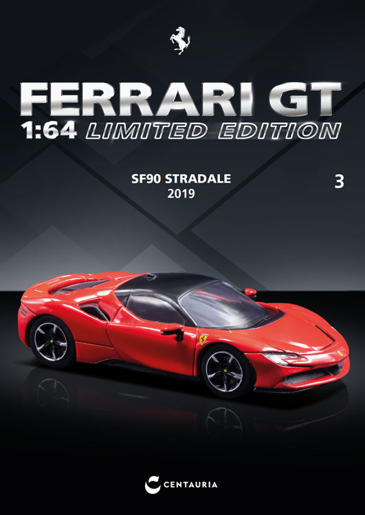 Macheta auto Ferrari Sf90 Stradale Hybrid 1000hp 2019 Rosso Corsa Rosu ...