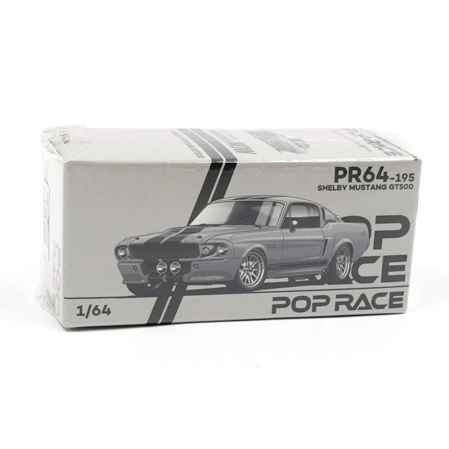 Macheta auto Ford Shelby Mustang Gt500 1967 Gri 1:64 Pop Race - Minicars